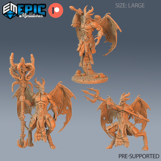 3D 文件 Hell Marauder Set ‧ DnD Miniature ‧ Tabletop Miniatures ‧ Gaming ...