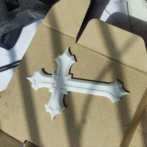 gothic cross・ STL File for ・Cults