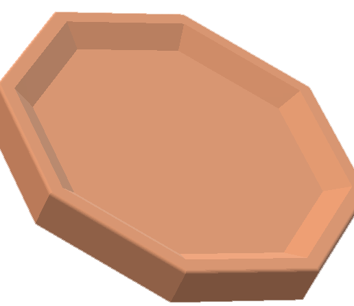 STL file Modeled octagon 🏢 ・3D printer design to download・Cults