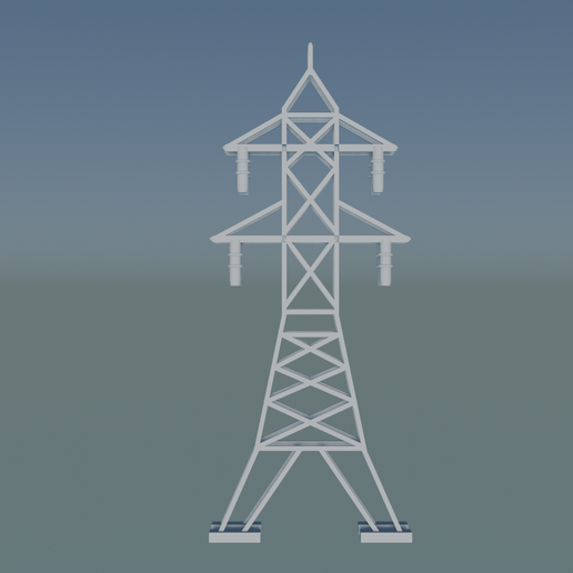 ⚡ Electric Power Tower 3D・Archivo STL para Impresión 3D・Cults