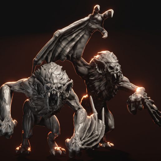 🧛 Batbeast・ 3D File for ・Cults