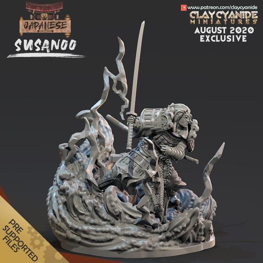 👾 Susanoo・ 3D File for 3D printing・Cults