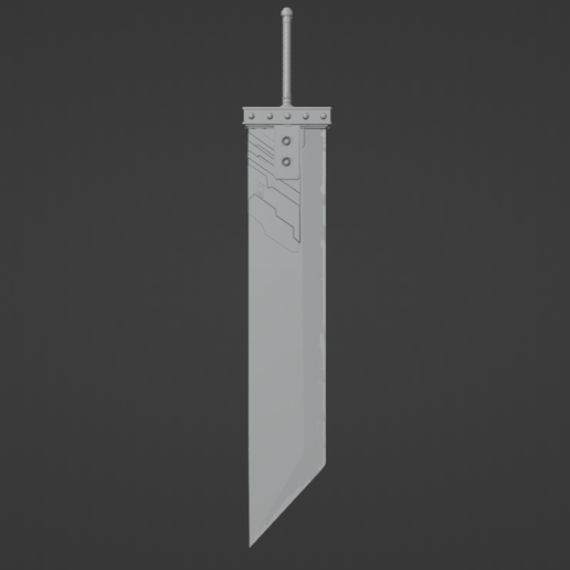 🗡️ Final Fantasy VII Remake - Buster Sword - Digital 3D Model Files ...