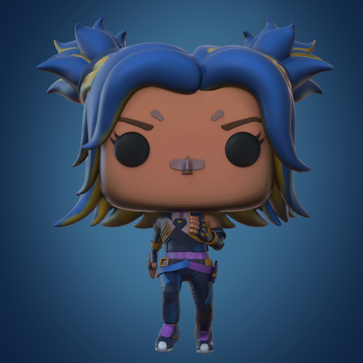STL file Valorant Neon - Funko Pop 🦸 ・3D printable model to download・Cults