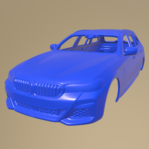 🚗 Bmw 5-Series Touring G31 M-Sport 2021 PRINTABLE CAR BODY・ STL File ...