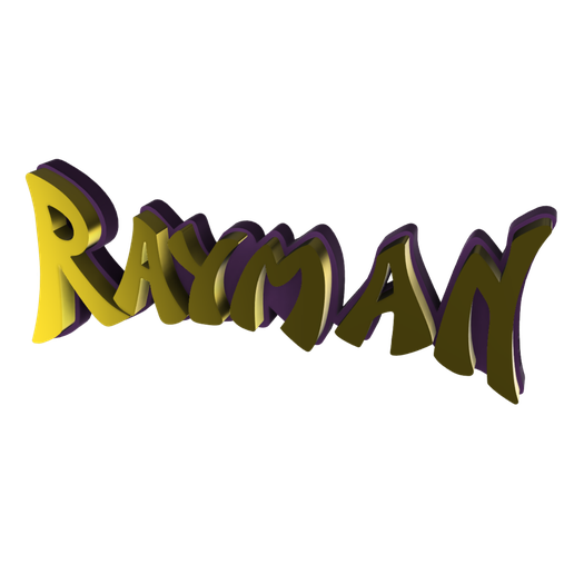 STL file 3D MULTICOLOR LOGO/SIGN - Rayman 🎮 ・3D printer model to ...
