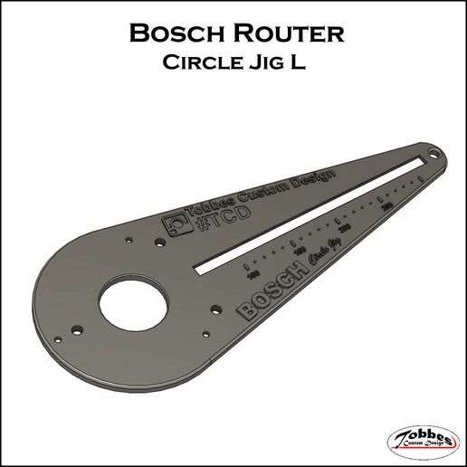 Bosch Router Circle Jig - Cults3D 3D Model | 3Drop