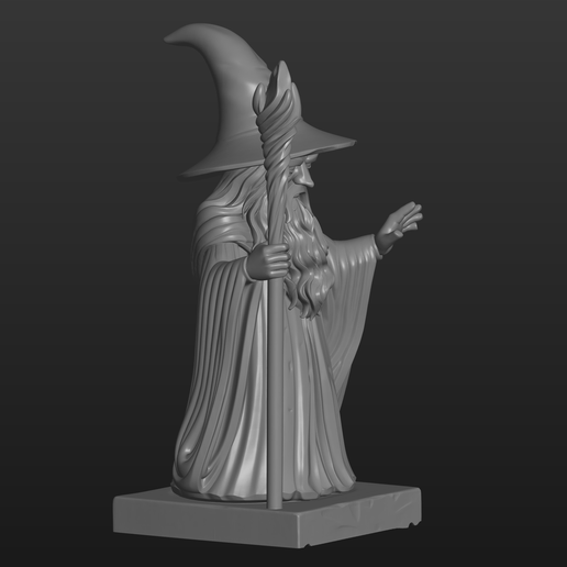 🧙‍♂️ Lord of the Rings cute gandalf model・Free STL File for 3D printing ...