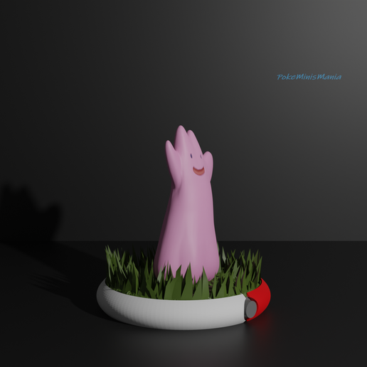 🐉 Ditto pokemon 3D print model・Free STL File for ・Cults
