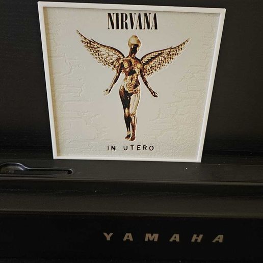 🪨 Nirvana - In Utero- Album Cover・Free STL File for 3D printing・Cults