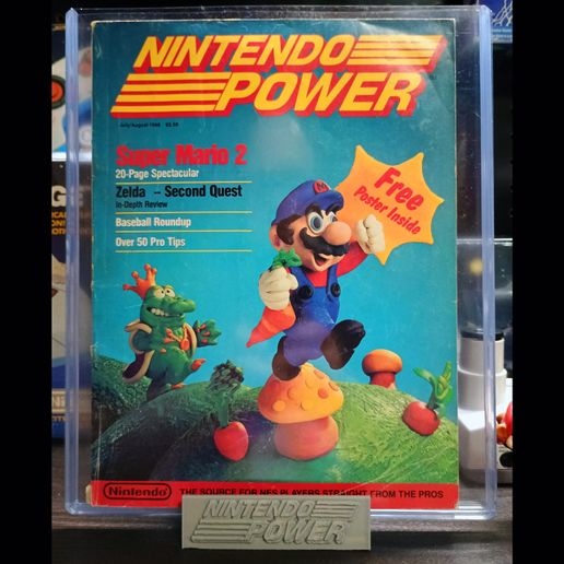 🎮 Nintendo Power Magazine display stand・ STL File for 3D printing・Cults