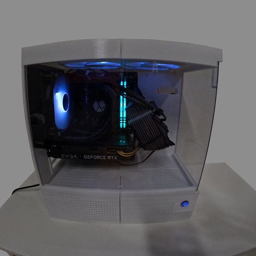 💻 LilFishyTanky - mATX FishTank Pc Case・Free STEP File for 3D printing ...