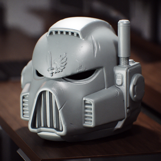 🛰 Space marine Raven Wing Helmet - Space marine Raven Wing Helmet Mask ...