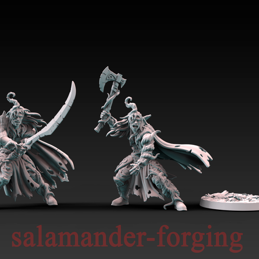 🎲 3D Model STL Blight Zombies・ 3D File for 3D printing・Cults