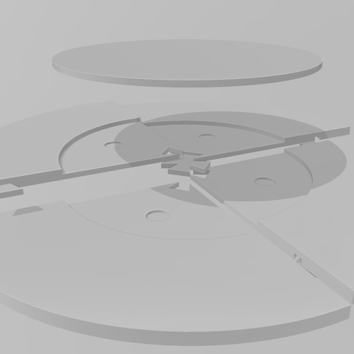🎲 11-inch diorama base with 6-inch center base・Free STL File for ・Cults