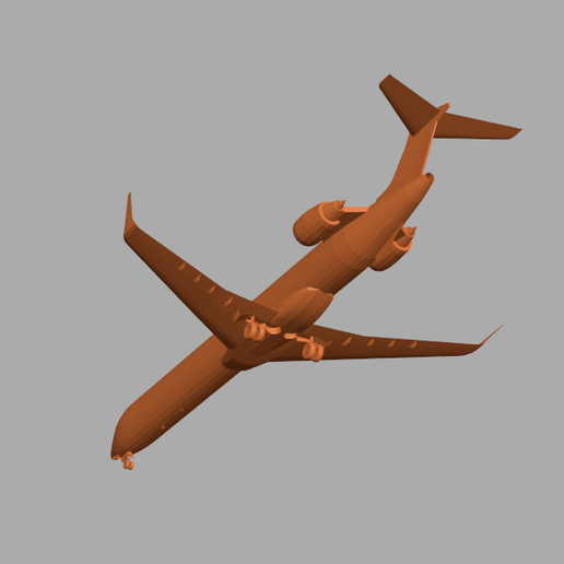 STL file Bombardier CRJ-900 🏠 ・3D printer design to download・Cults