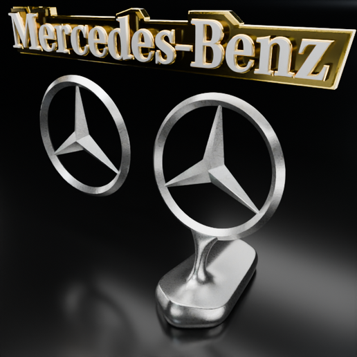 🟢 MERCEDES BENZ Car SUV Logo Emblem Badge Sign Crest Symbol Mark ...