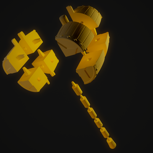 🤴 Stylized King DeDeDe Hammer・ 3D File for 3D printing・Cults