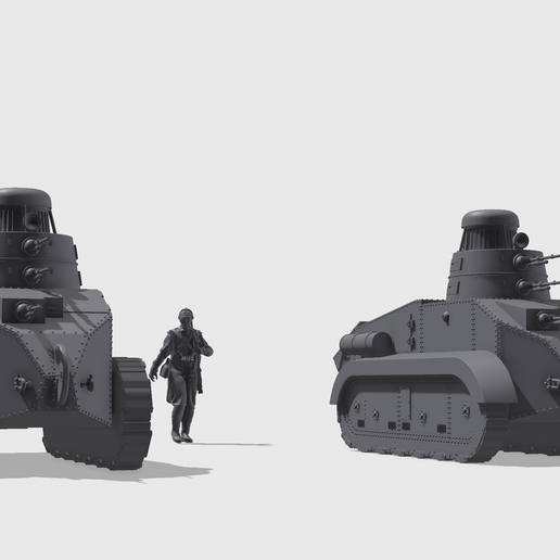 🪖 1-35 scale Trubia Serie A tank of the Spanish Civil War / Carro de ...