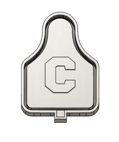 3D file Cow Tag C 🐄 ・Model to download and 3D print・Cults