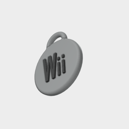 Free STL file Llavero logotipo Nintendo Wii 🎮 (STEP)・Template to ...
