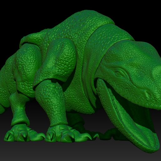 1 12 scale Dewback articulated with saddle・ STL File for 3D printing・Cults