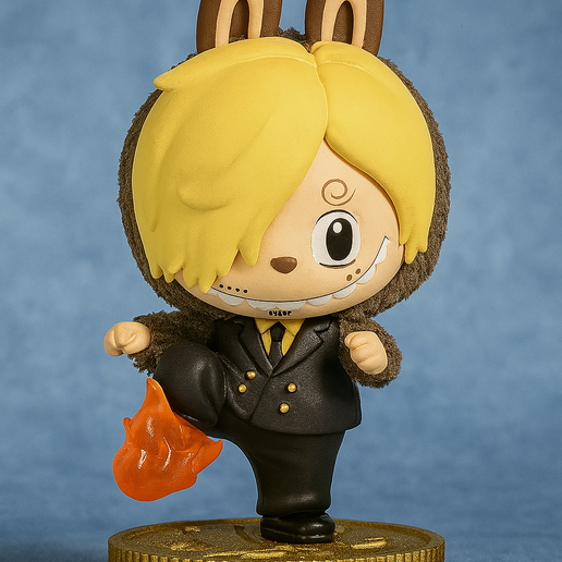 🎲 Labubu-Sanji・ STL File for 3D printing・Cults
