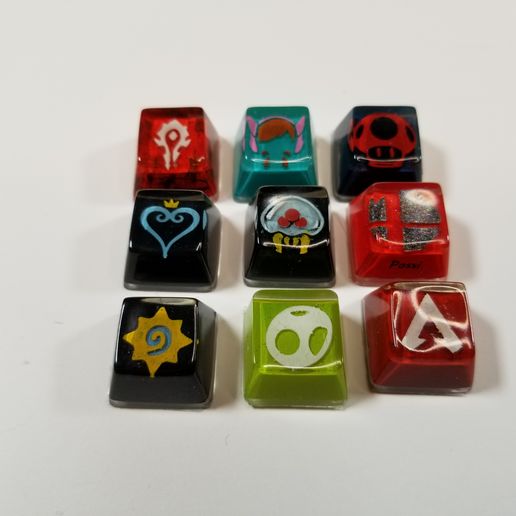 🍒 Skyrim Keycap Insert・Free STL File for ・Cults