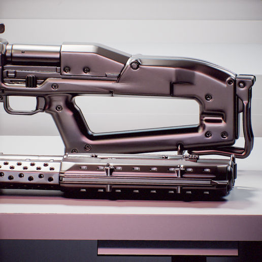 💪 Budget Arm Carnage Shotgun Fan art Cyberpunk 2077・ STL File for 3D ...