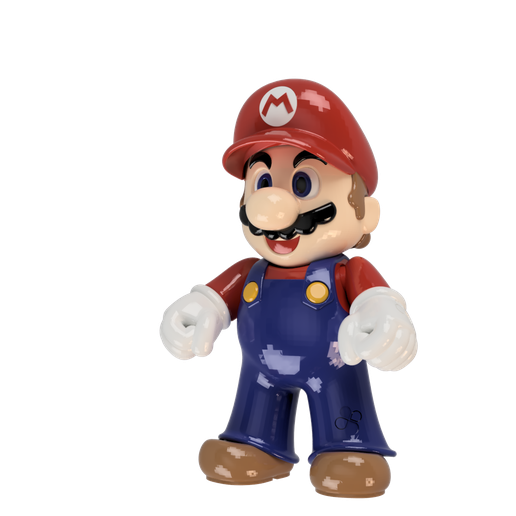 ⬆️ Super Mario scaled up to 390% - now are all parts printable・Free STL ...