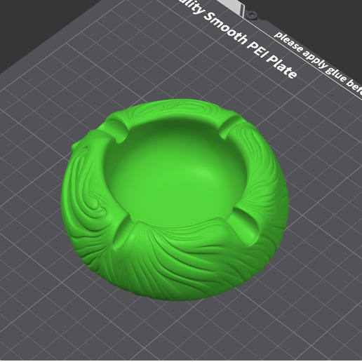 🚬 Ashtray・ STL File for 3D printing・Cults