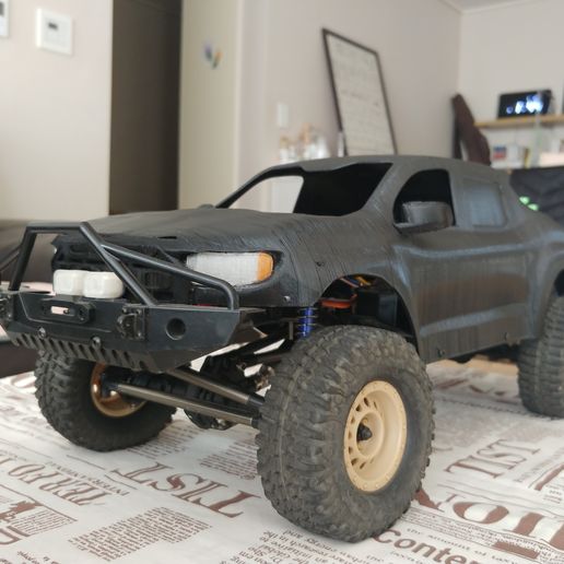 🚙 Ford Ranger Raptor body for 313mm chassis RC RockCrawler SCX10 II ...