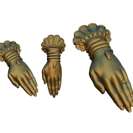 Decorative hand wall ornament・ 3D File for 3D printing・Cults