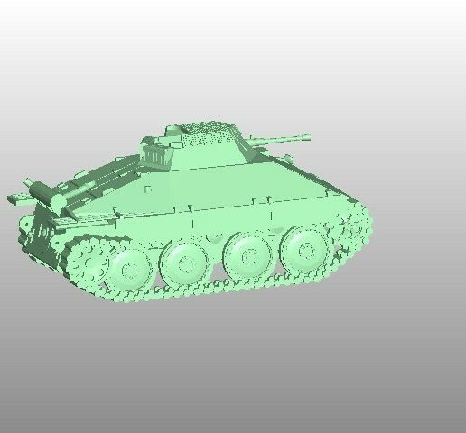 🪖 Reconnaissance tank 38t (Hetzer)・Free 3D File for ・Cults