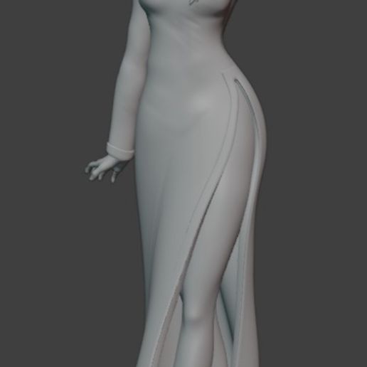 STL file lisa and minmay Chinese dress 👗 ・3D printable design to ...