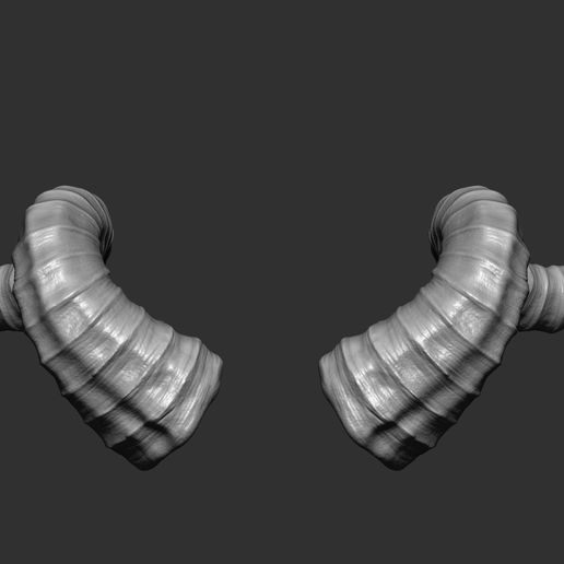 🤘 24 - Creature+Monster+Demon Horns・ 3D File for 3D printing・Cults