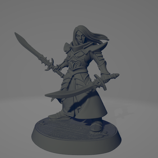 🧝 DARK ELF HEROE・ STL File for 3D printing・Cults