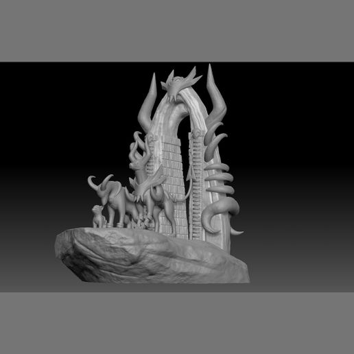 🐉 Pokemon Houndour Houndoom Mega Evolution・ STL File for 3D printing・Cults