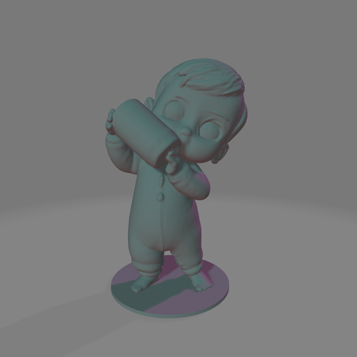 STL file Baby with bottle 👶 (3MF)・3D print model to download・Cults