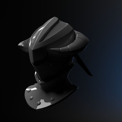 🪖 Albedo Helmet with Necklace from Overlord | High-Quality 3D Printable ...