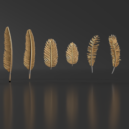 🪶 69 Feather Set・ 3D File for ・Cults