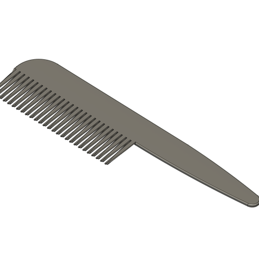 💇 Zigzag Comb・ STL File for 3D printing・Cults