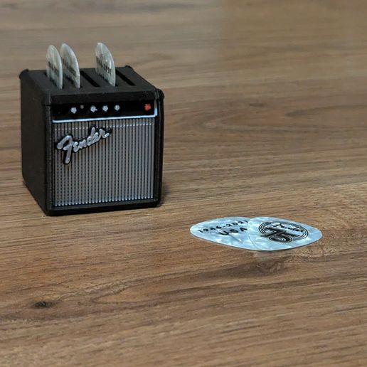 Free STL file 🔊 Fender Frontman Mini Amp Guitar Pick Holder 🔊 ・3D ...