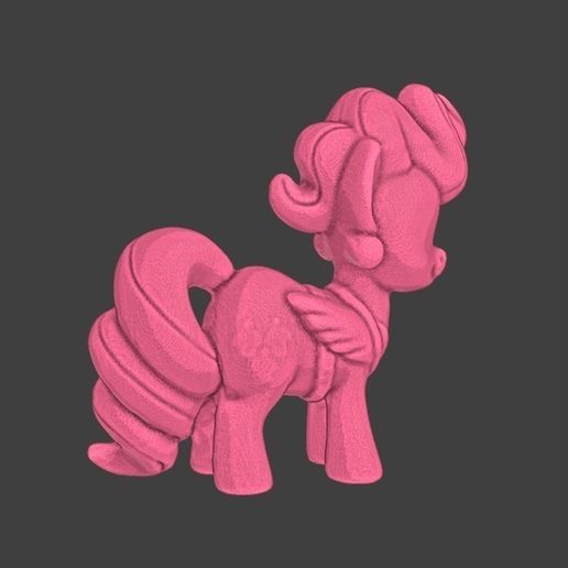 🍰 Mrs. Cake Baker Pony – My Little Pony 3D Model・ 3D File for 3D ...