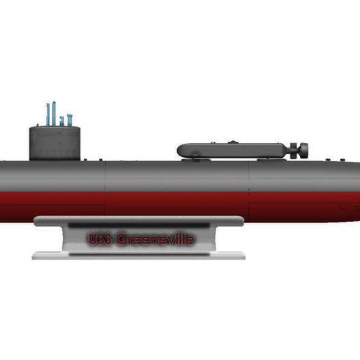 🎨 USS Greeneville・Free 3D File for ・Cults