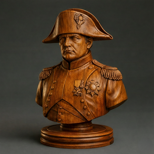 ♟️ Emperor Napoleon Bonaparte Chess Piece・Free STL File for 3D printing ...