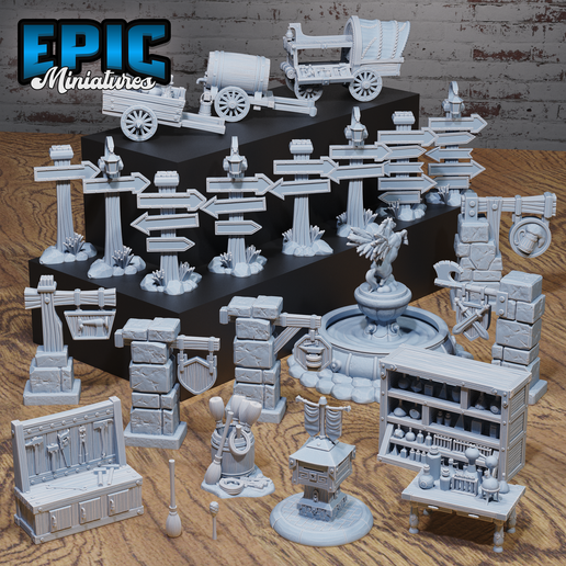 🎲 Mighty Heroes Set ‧ DnD Miniature ‧ Tabletop Miniatures ‧ Gaming ...