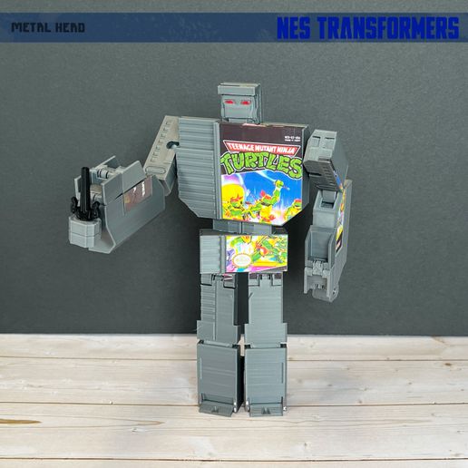 🧸 NES TMNT TRANSFORMER・ 3D File for 3D printing・Cults