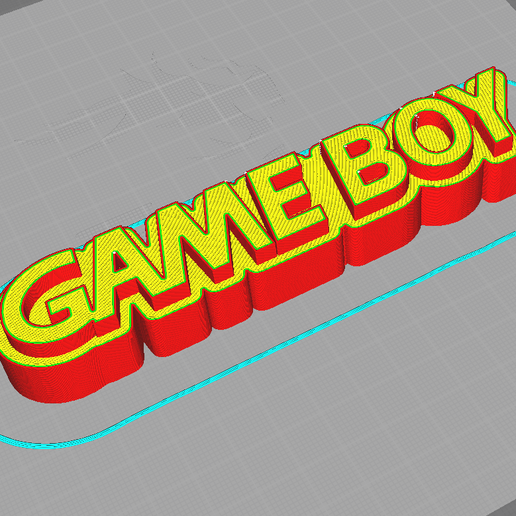 👦 Logo Game Boy・Archivo STL para ・Cults