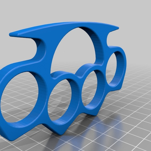🛠️ Knuckle duster・Free 3D File for ・Cults